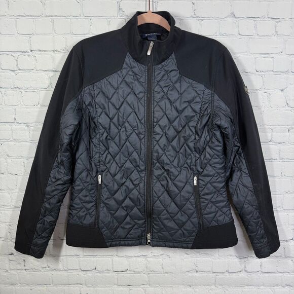 Ariat | Jackets & Coats | Ariat Jacket Women Large Black Quilted Brisk Softshell Riding Western ...